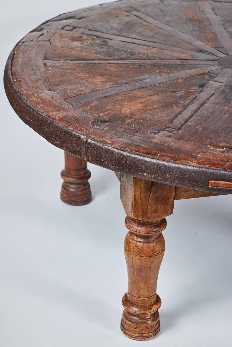Antique Wagon Wheel Coffee Table at 1stDibs | antique wagon wheel table ...