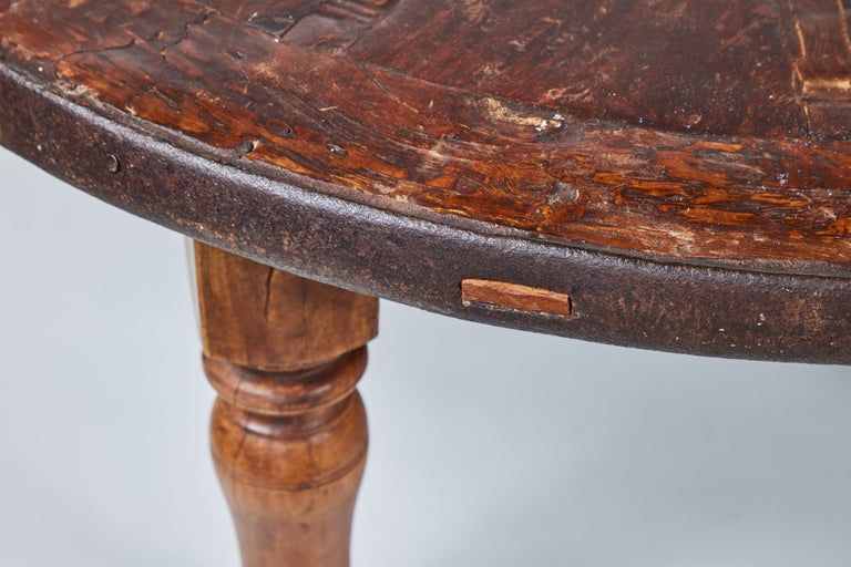 Antique Wagon Wheel Coffee Table at 1stDibs | antique wagon wheel table ...