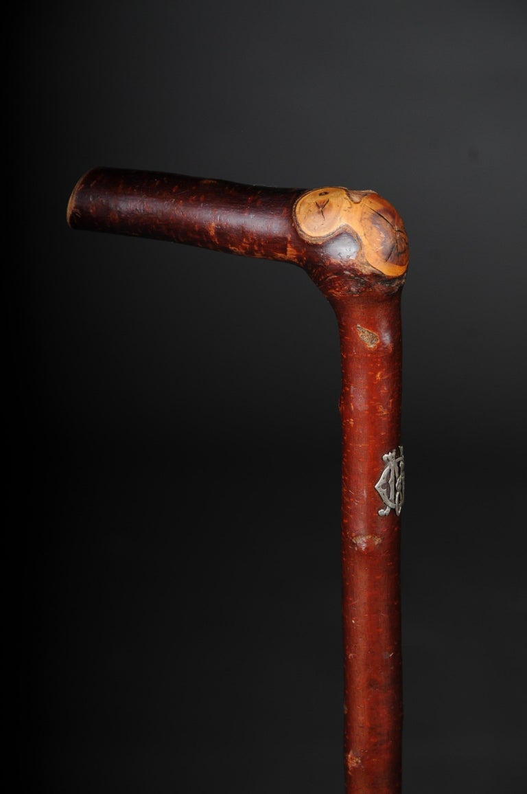 Antique Walking Stick/Cane, Germany with Around 1910 with Owner's Stamp ...