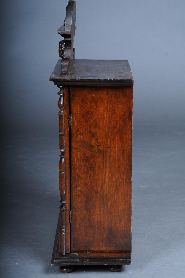 Antique Wall Cabinet, Historicism, Germany 1890, Oak For Sale at 1stDibs