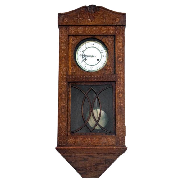 Antique Wall Clock, Western Europe, circa 1900 at 1stDibs