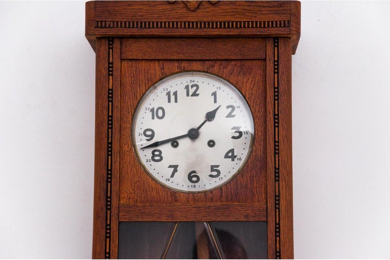 Antique Wall Clock, Western Europe, circa 1910 at 1stDibs