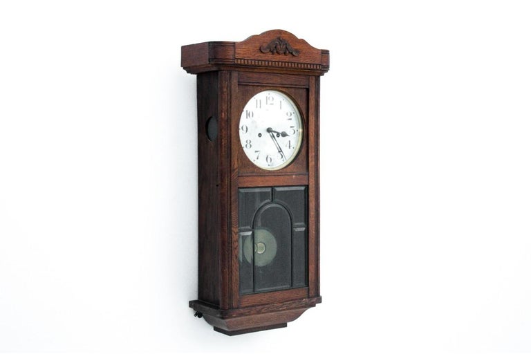 Antique Wall Clock, Western Europe, circa 1910 For Sale at 1stDibs