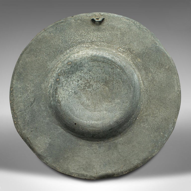 Antique Wall Plate, Continental, Lead, Display Dish, St Hubertus ...