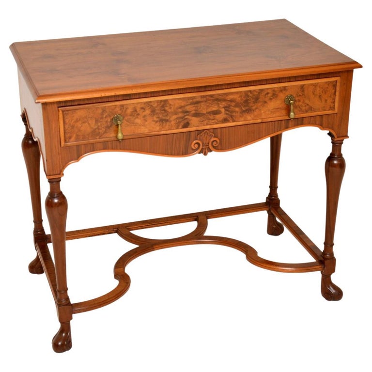 Antique Walnut Console / Side Table For Sale at 1stDibs