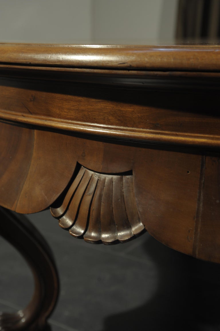 Antique Walnut Directory Table For Sale at 1stDibs