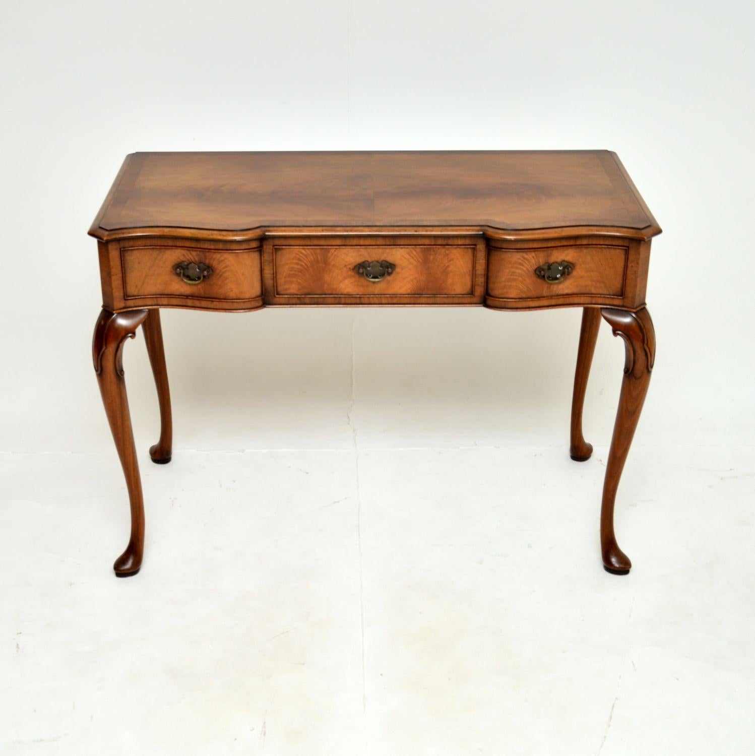 Antique Walnut Writing Table / Desk For Sale at 1stDibs
