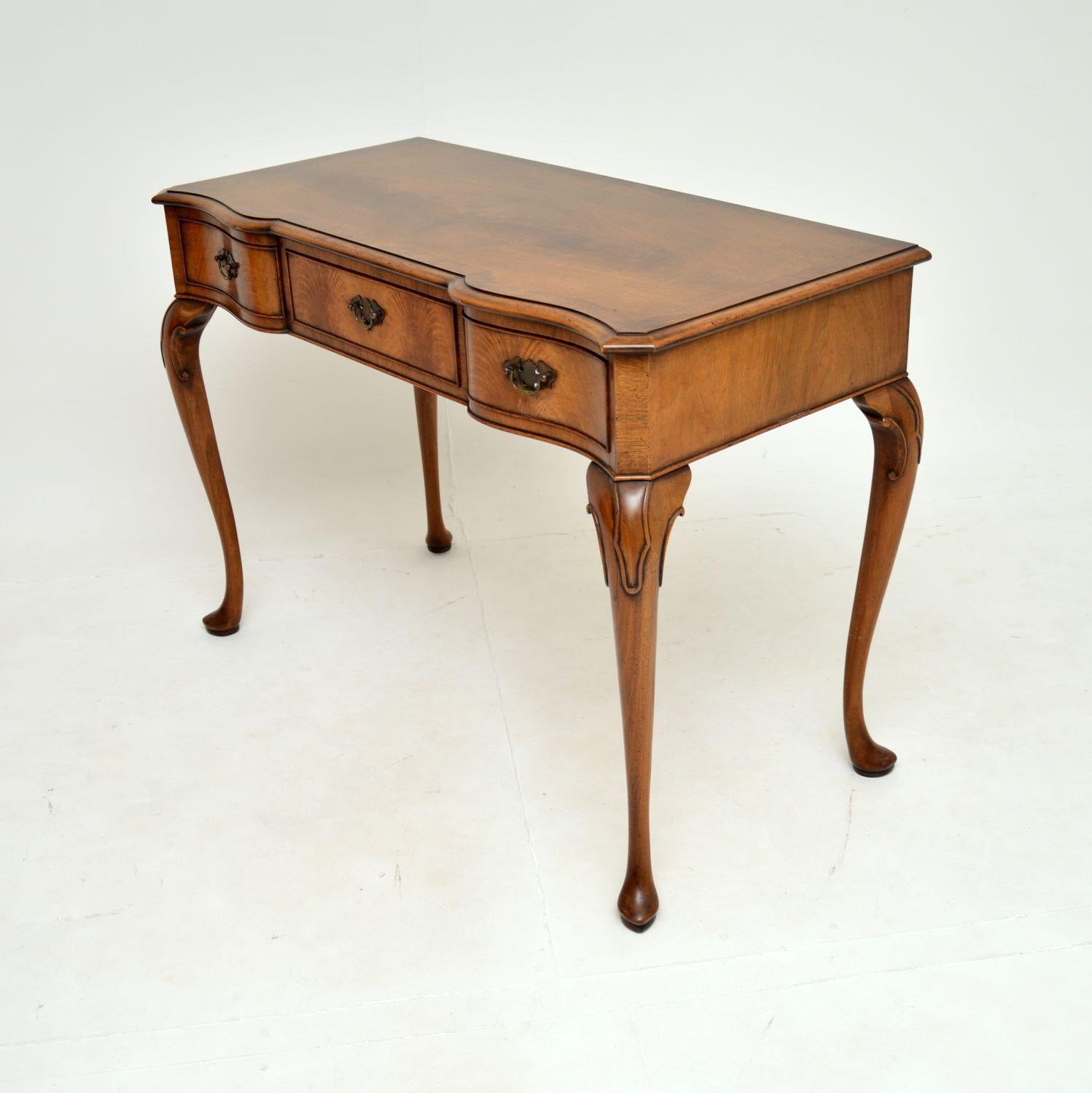 Antique Walnut Writing Table / Desk For Sale at 1stDibs