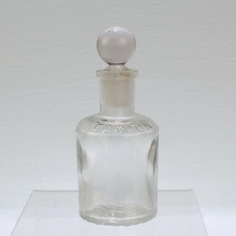 Antique Wang Hing and Co. Chinese Export Silver Travel Dresser Bottle ...