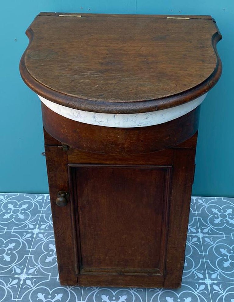 Antique Wash Basin and Cabinet For Sale at 1stDibs | cabinet basin ...