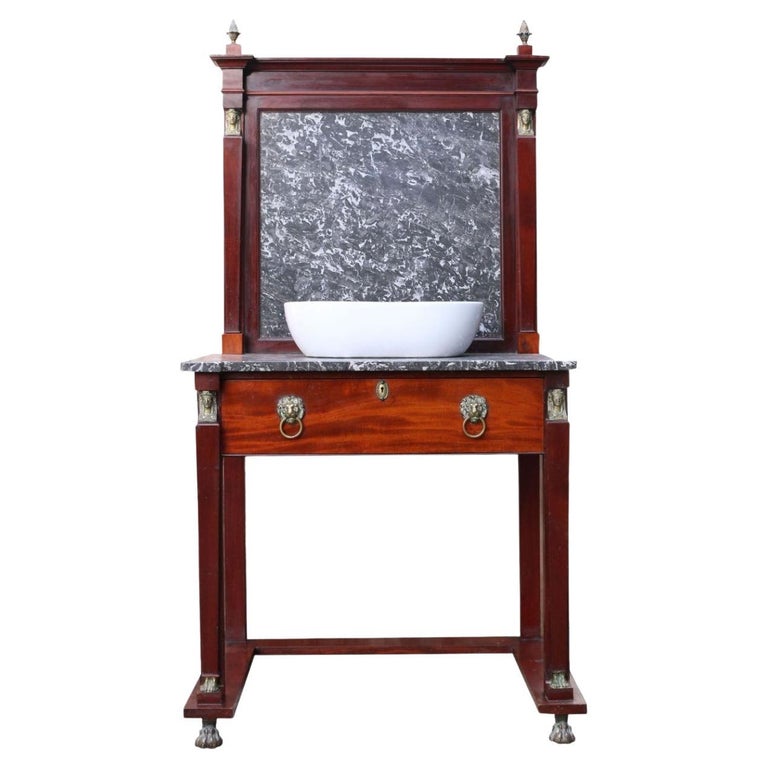 Antique Wash Stand with Basin For Sale at 1stDibs