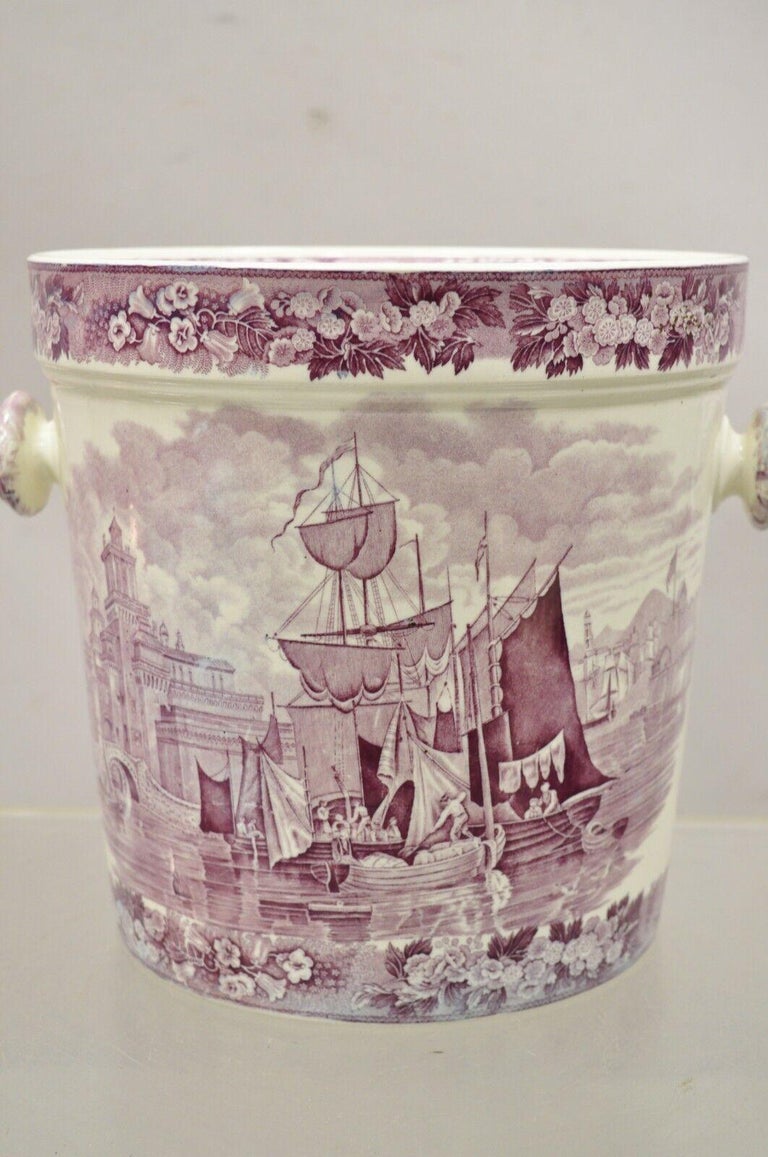 Ancien pot de chambre à couvercle Wedgwood Ferrara Etruria en ...