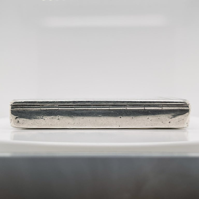 Antique Weiner Werkstatte Silver and Enamel Box or Etui by Karl Mottl ...