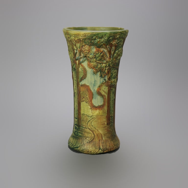 Antique Weller Art Pottery In-Relief Forest Vase, c1930 at 1stDibs | weller forest pottery ...
