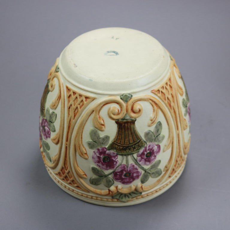 Antique Weller Roma Art Pottery Jardiniere and Pedestal, Circa 1930 at ...