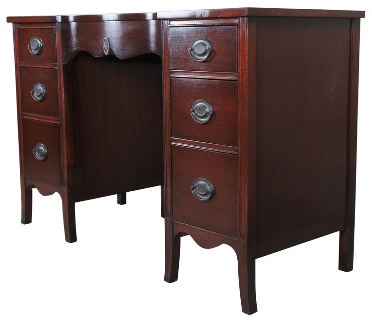 Antique West Michigan Furniture Co Sheraton Style Vanity Dressing Table ...