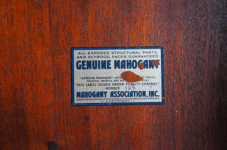 Antique West Michigan Furniture Co Sheraton Style Vanity Dressing Table ...