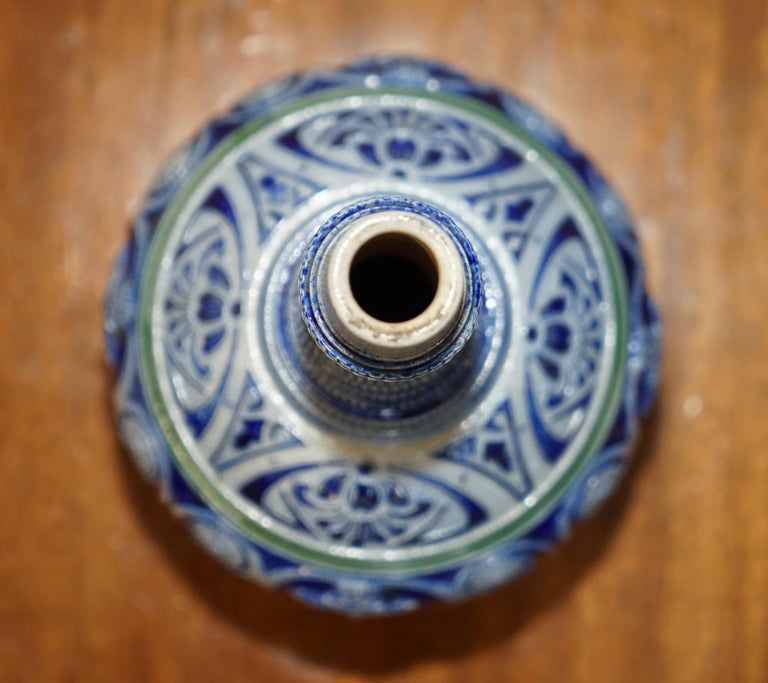 Antique Westerwald Pottery Vase Neoclassic Lady Figure Very Fine ...