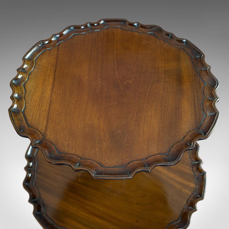 Antique Whatnot Stand, Two-Tier Dumb Waiter, Tea Table, Victorian, 1900 ...