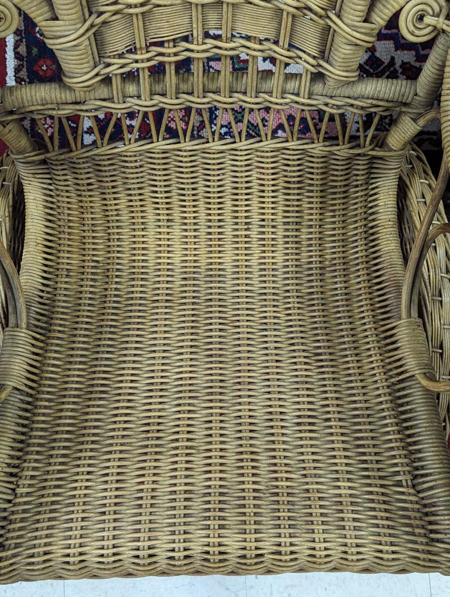 Antique Wicker Victorian Platform Rocker, Circa 1890’s For Sale at 1stDibs