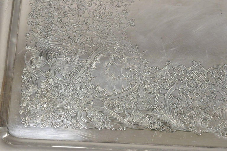Antique Wilcox International Silver Co. American Rose 7391 Serving ...