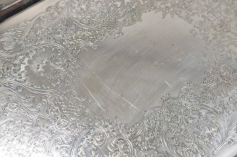 Antique Wilcox International Silver Co. American Rose 7391 Serving ...