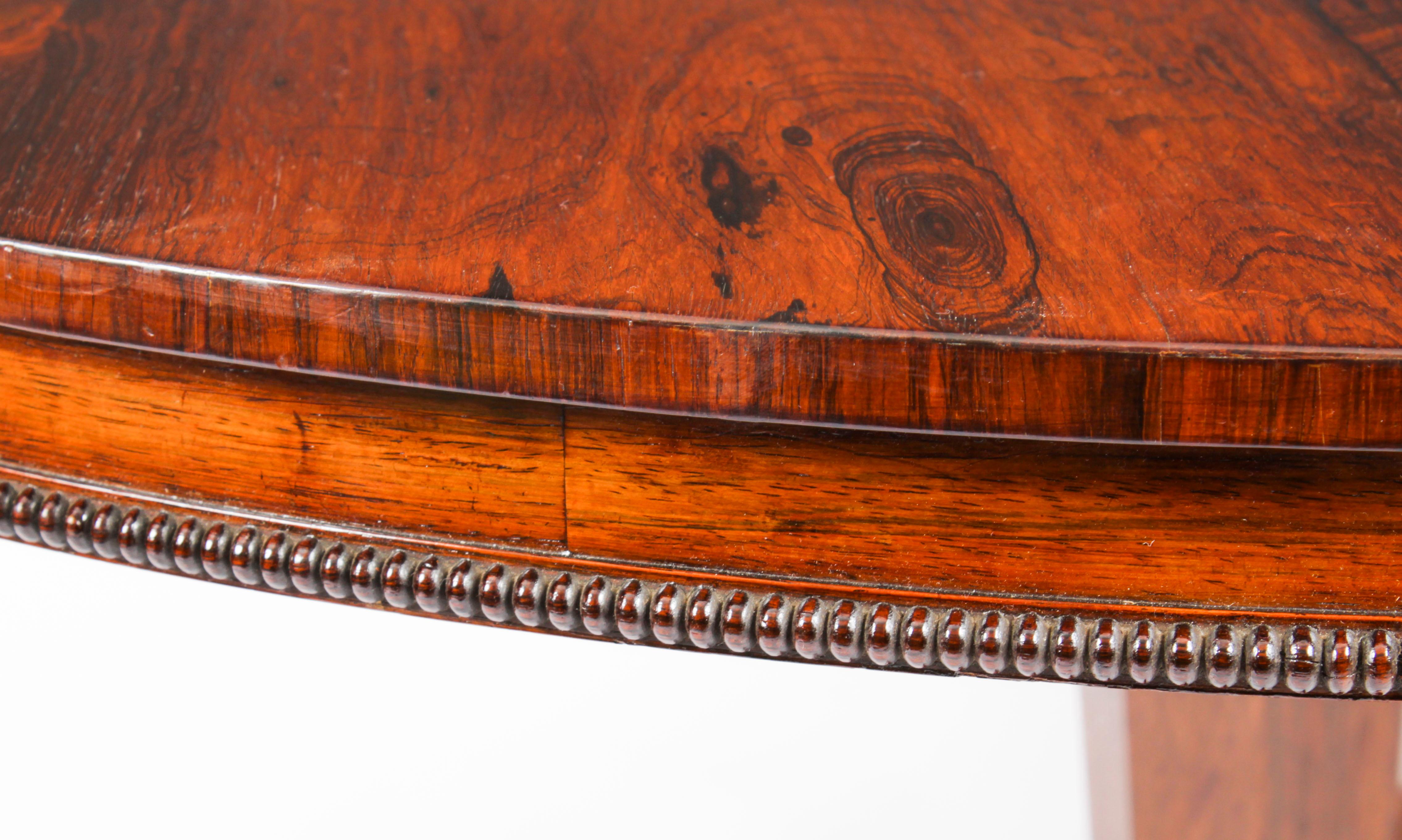 Antique William IV Centre Breakfast Table by Gillows 19th Century at ...