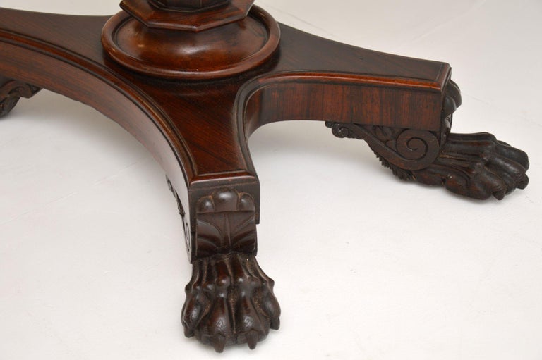 Antique William IV Rosewood Card Table at 1stDibs