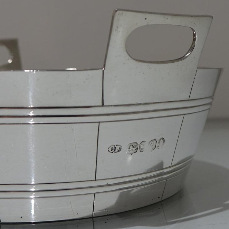 Antique William IV Sterling Silver Butter Dish London 1834 Charles Fox ...