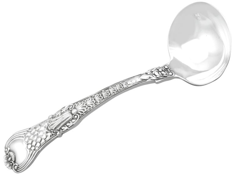 Antique William IVSterling Silver Coburg Pattern Sauce Ladles by Paul ...