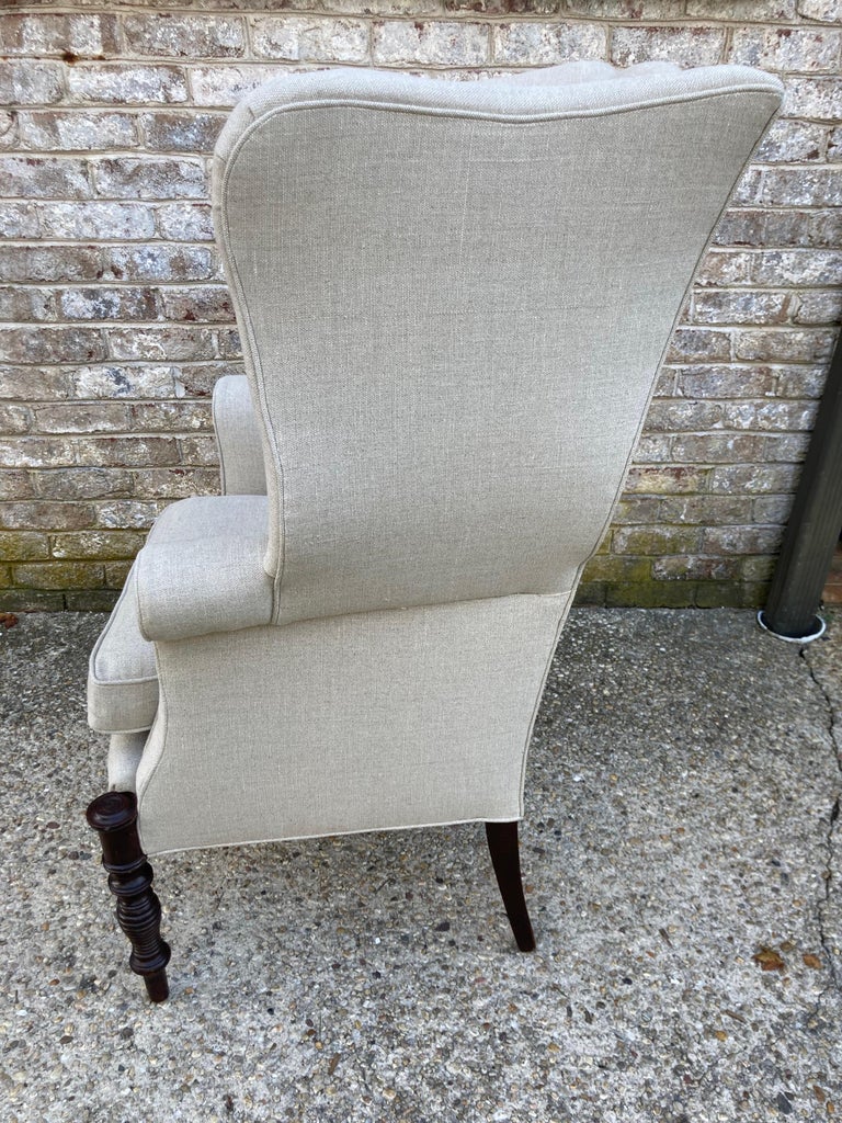 Antique Wingback Chair For Sale at 1stDibs