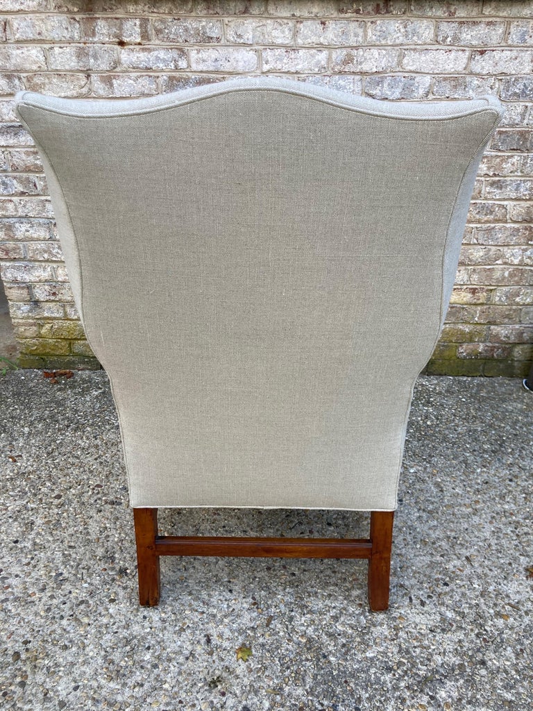 Antique Wingback Chair For Sale at 1stDibs