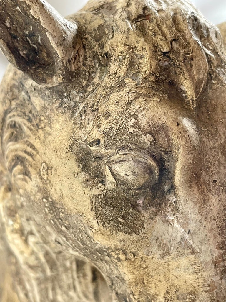 Antique Wood Carved Agnus Dei Paschal Lamb on Stand at 1stDibs