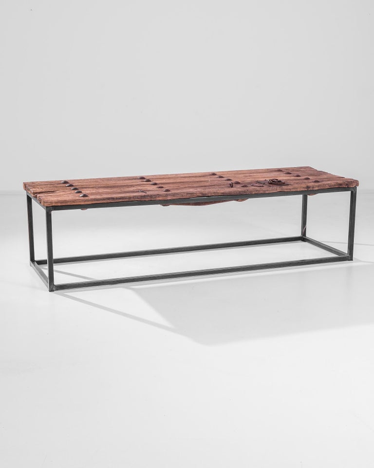 Antique Wood Door Coffee Table at 1stDibs