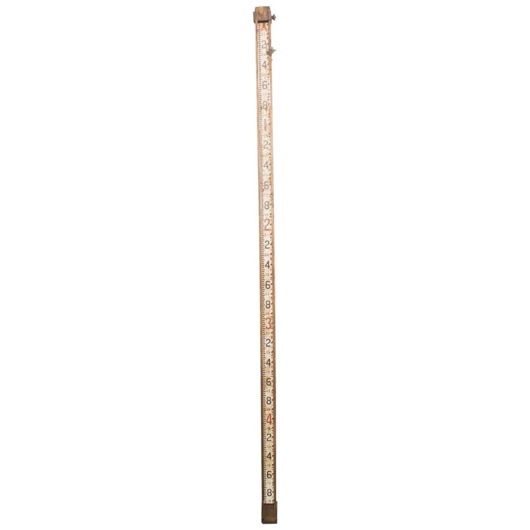 Architect''s Antique Telescopic Survey Rule Wood Engineering Rod ...