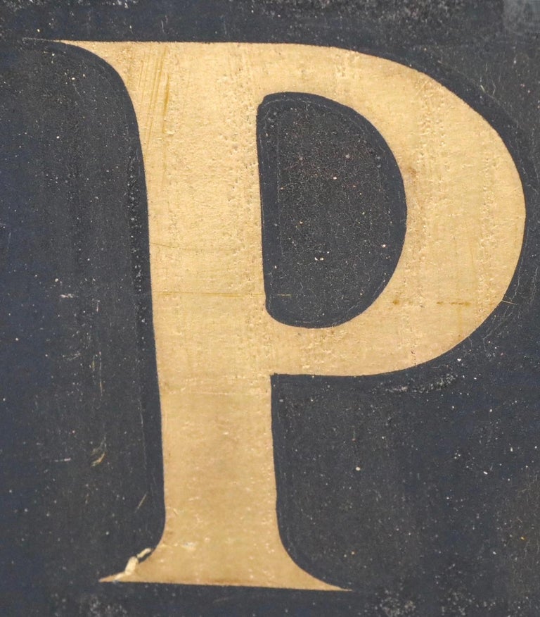Antique Wood Sign From Pratt Institute For Sale at 1stDibs