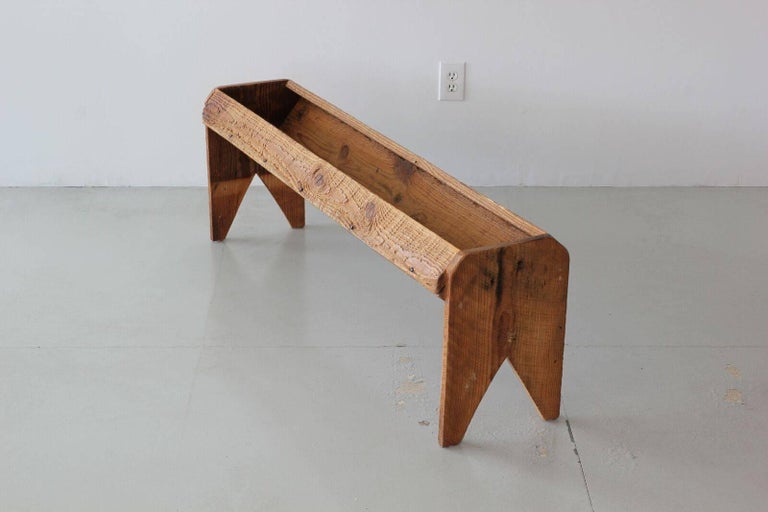 Antique Wood Trough at 1stDibs | wooden trough, trough wood, antique ...