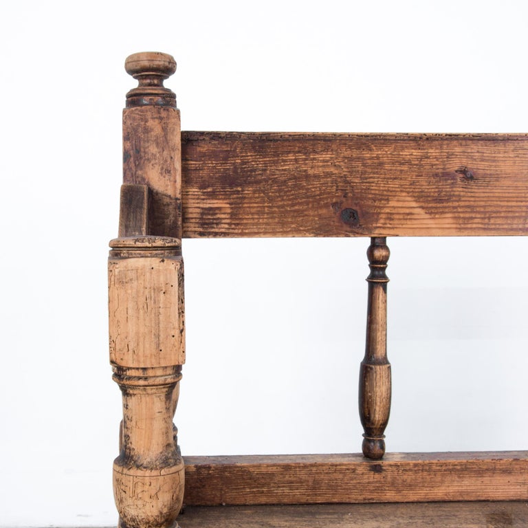 Antique Wooden Bench at 1stDibs