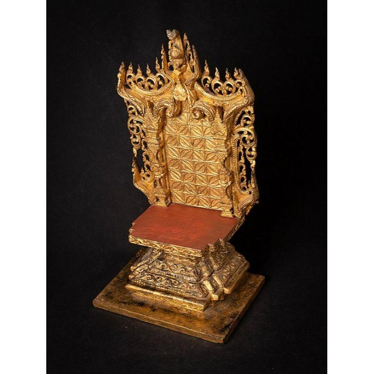 Antique Wooden Burmese Buddha Throne from Burma For Sale at 1stDibs