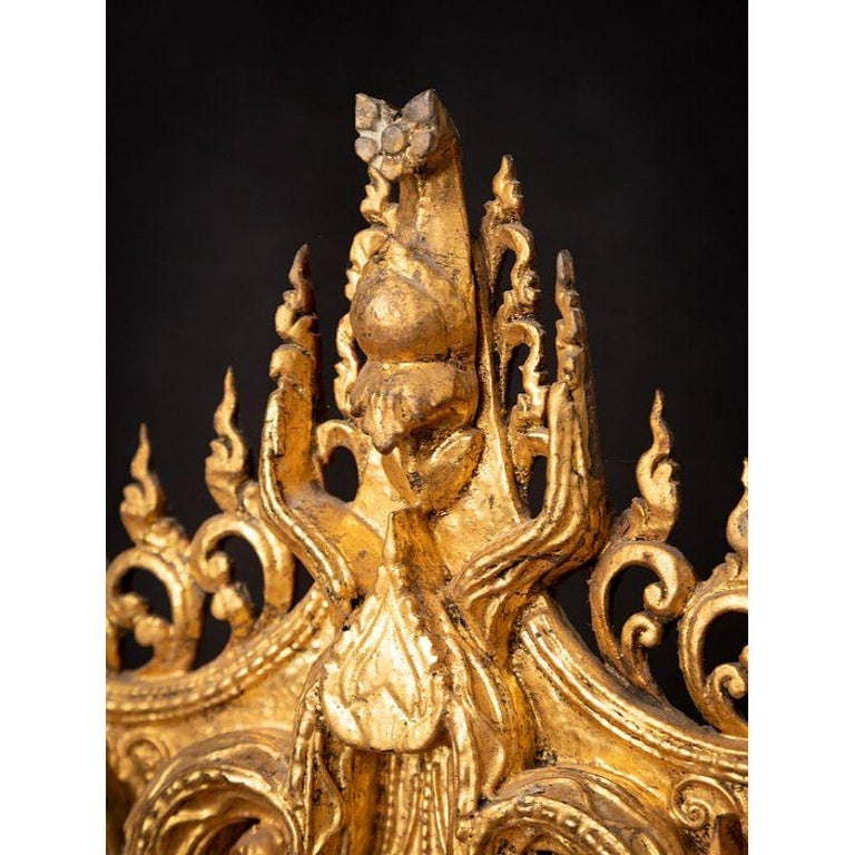 Antique Wooden Burmese Buddha Throne from Burma For Sale at 1stDibs