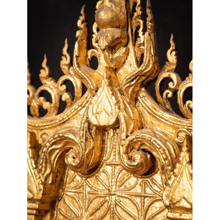 Antique Wooden Burmese Buddha Throne from Burma For Sale at 1stDibs