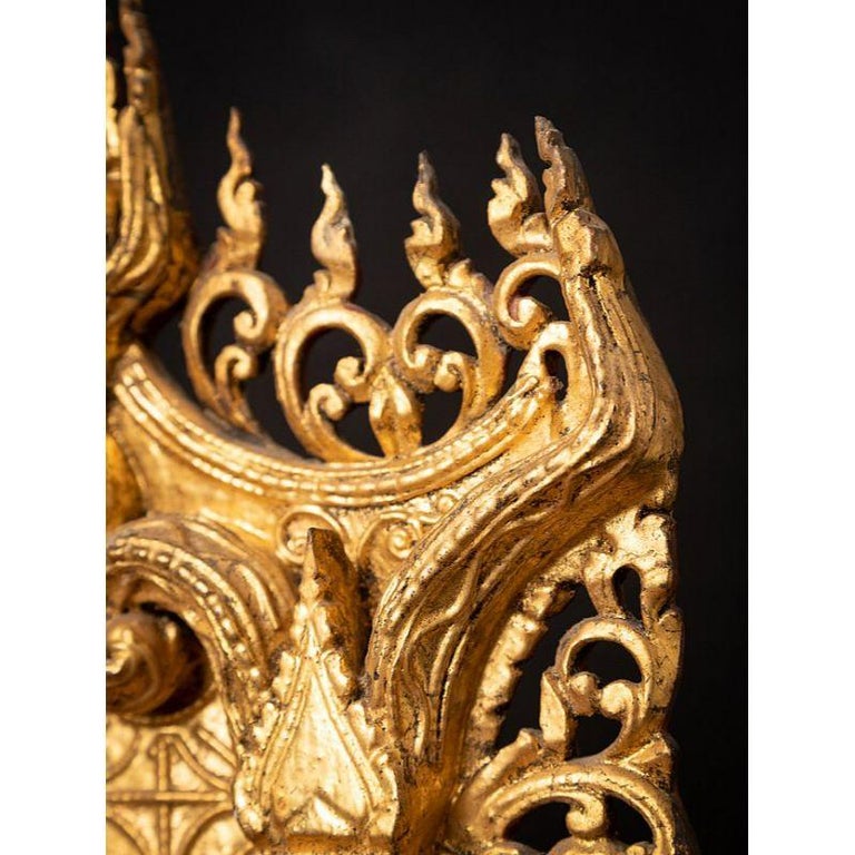 Antique Wooden Burmese Buddha Throne from Burma For Sale at 1stDibs