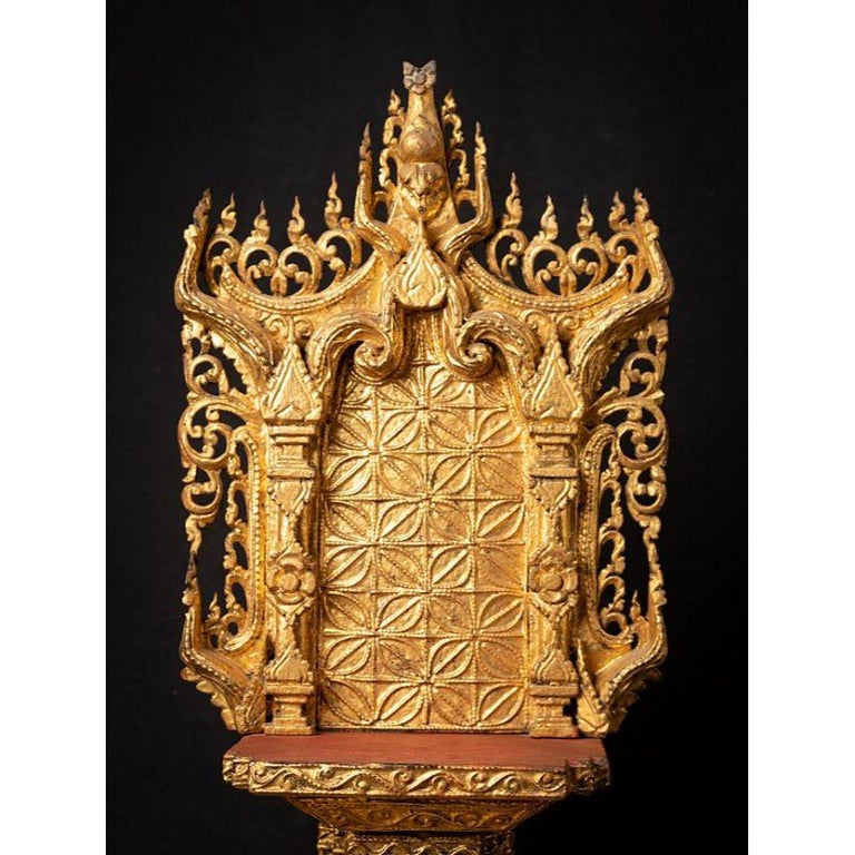 Antique Wooden Burmese Buddha Throne from Burma For Sale at 1stDibs