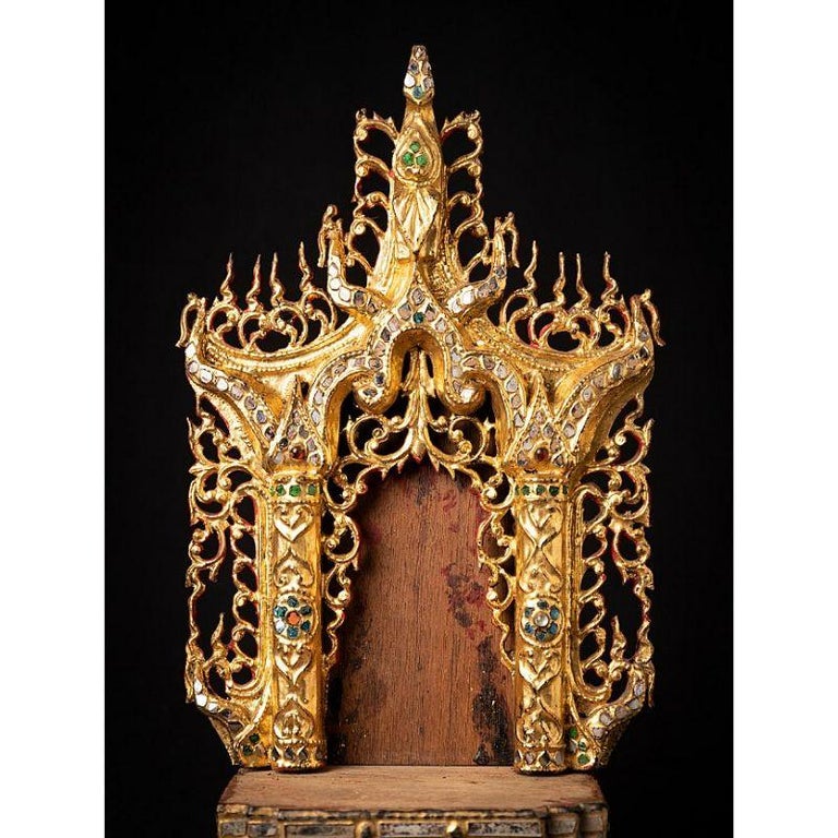 Antique Wooden Burmese Throne from Burma For Sale at 1stDibs