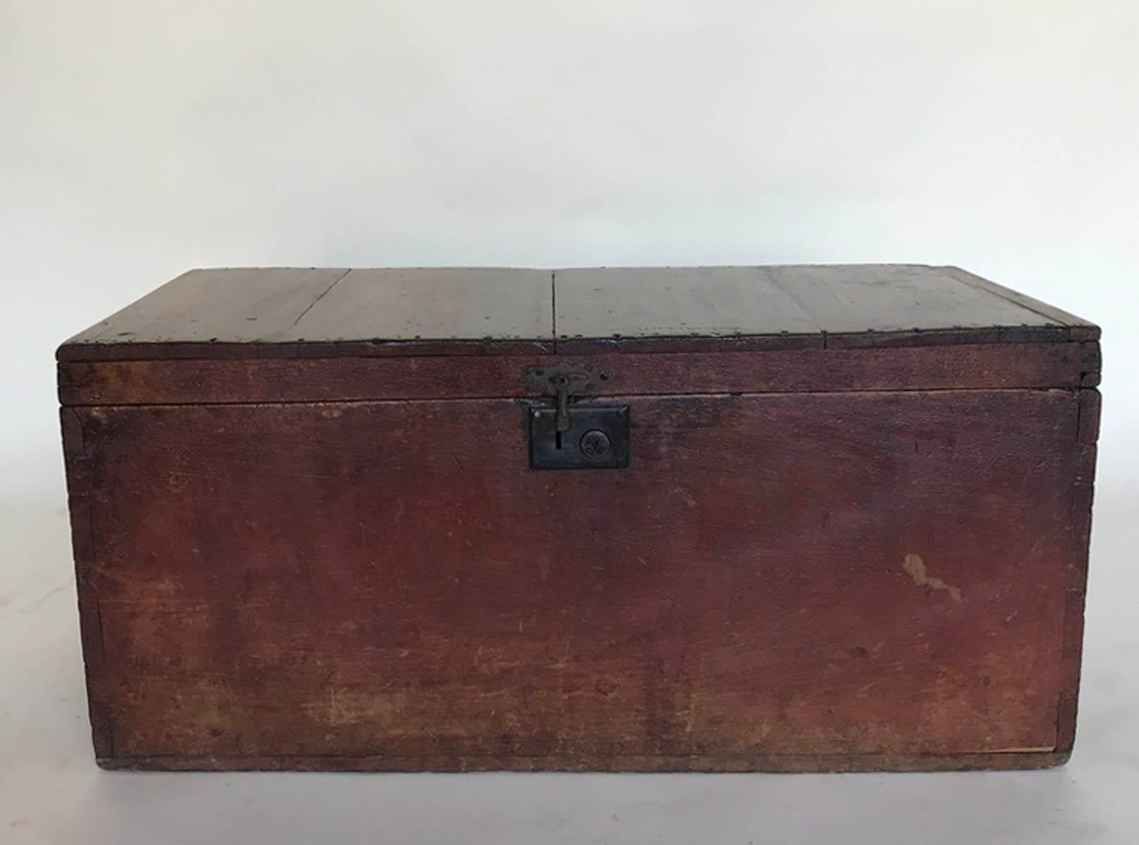 Antique Wooden Chest at 1stDibs | antique wood chest, antique wood ...