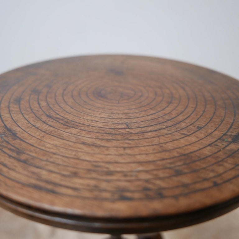 Antique Wooden French Artist Sculpture Stand For Sale at 1stDibs