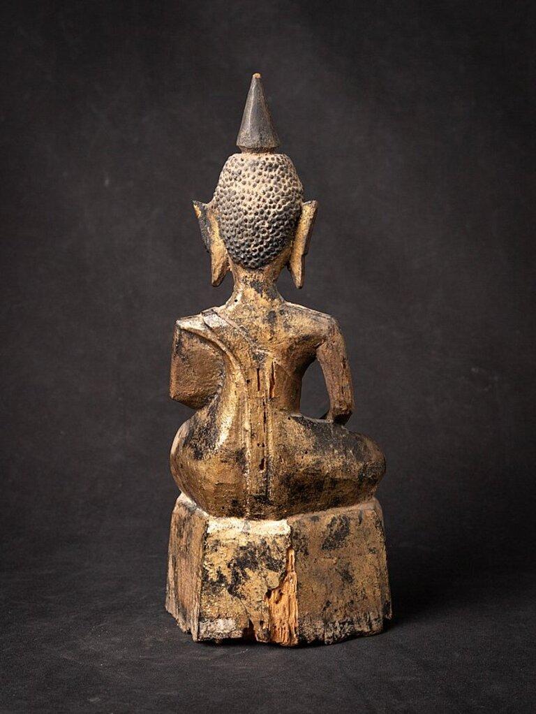 Antique wooden Laos Buddha statue from Laos Original Buddhas For Sale ...