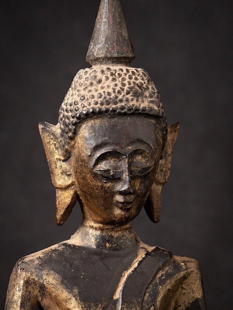 Antique wooden Laos Buddha statue from Laos Original Buddhas For Sale ...