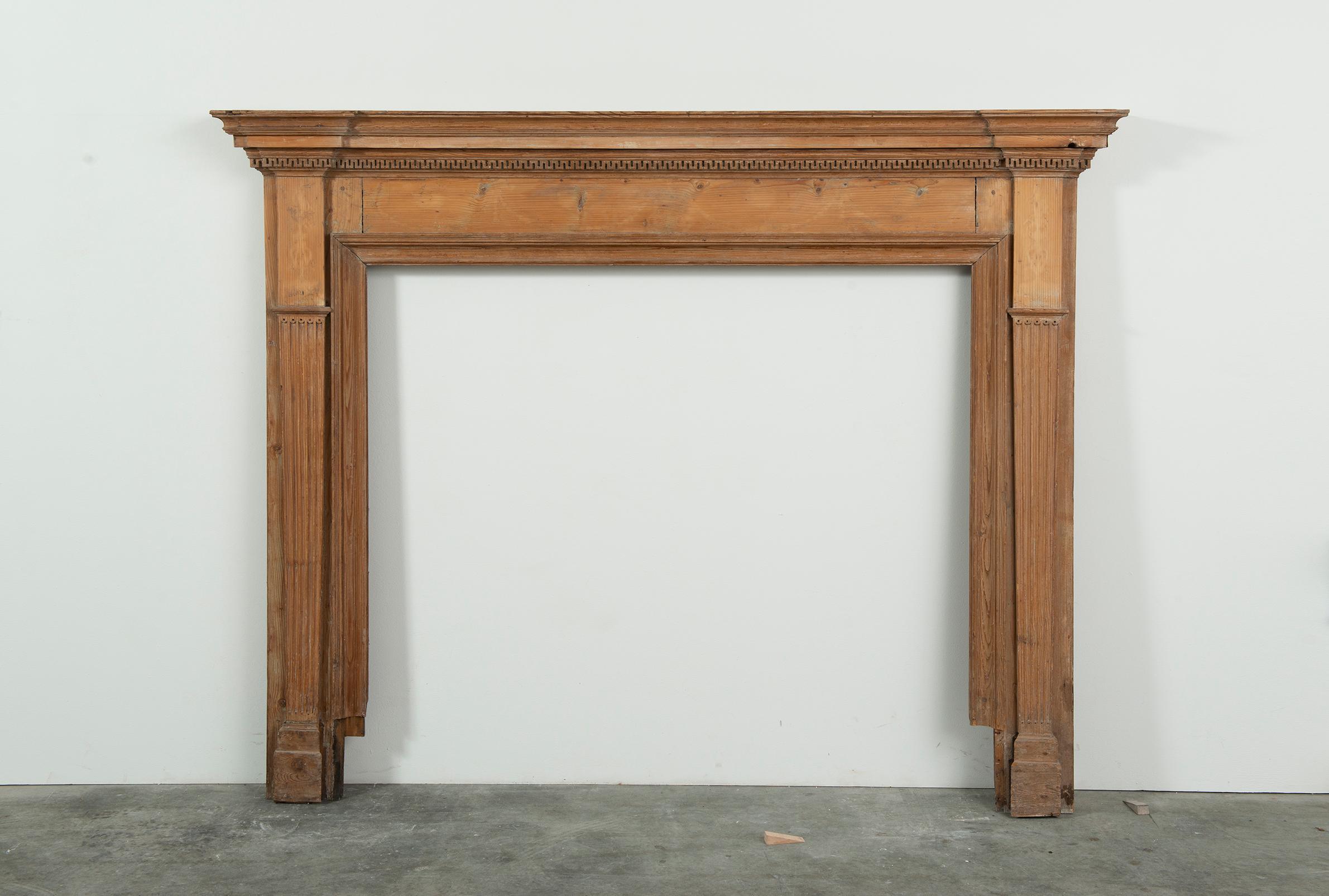 Antique Wooden Mantel at 1stDibs