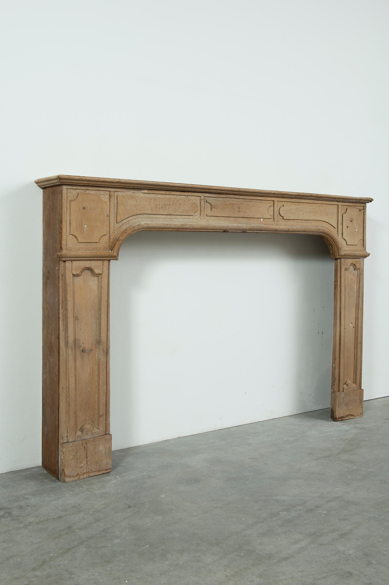 Antique Wooden Mantel from France For Sale at 1stDibs